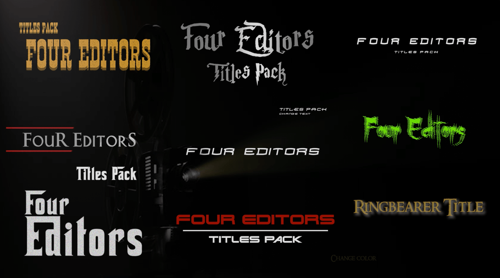 IMDB Movie Titles Pack | Professional Titles for Your Film Projects ...